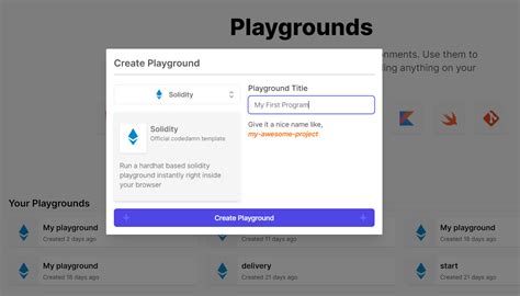 Codedamn Solidity Playground