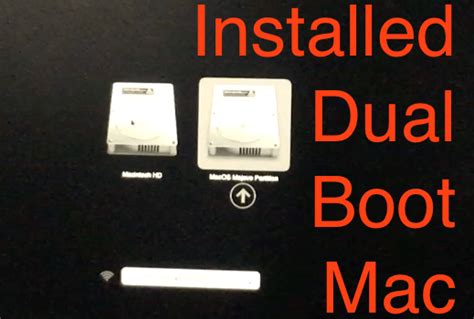 install dual boot two version of macos on mac or windows