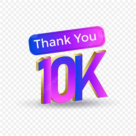 10k 팔로워 소셜 미디어 크리 에이 티브 디자인 투명 배경 팔로워 10k 명 세상에 알리다 인스 타 그램 Png 일러스트 및 벡터 에 대한 무료 다운로드 Pngtree