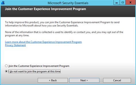 Install Microsoft Security Essentials On Windows Server 2012 R2