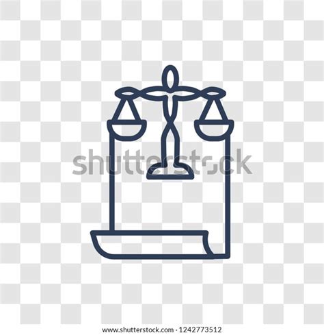 Scroll Law Icon Trendy Linear Scroll Stock Vector Royalty Free 1242773512 Shutterstock