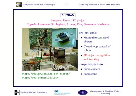 Computer Vision For Microscopes Pdf