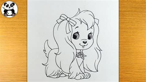 Cute Girl Drawings Of Puppies Floofyfluff