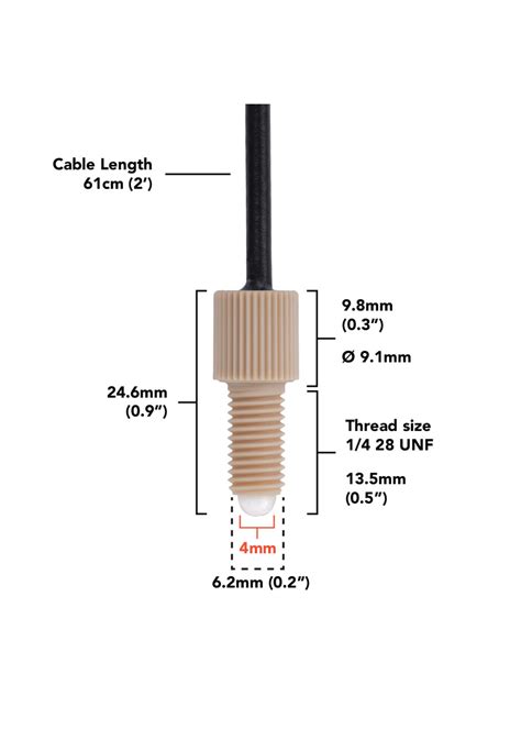Atlas Scientific Micro Pt 1000 Temperature Probe Sensors And Probes Sensors And Probes
