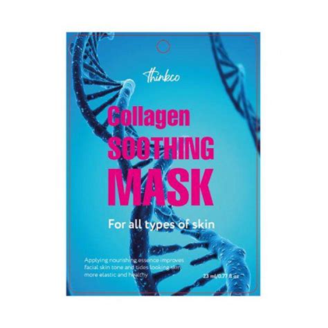 Маска салфетка для лица с коллагеном Thinkco Купить в интернет магазине