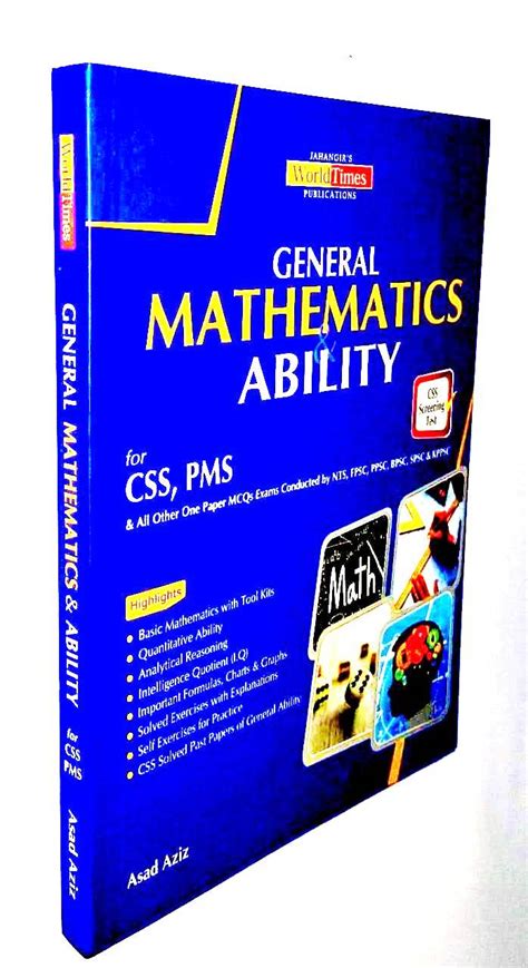 general mathematics and ability by asad aziz css screening test jahangir world times