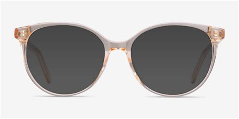 Nala Cat Eye Clear Melon Glasses For Women Eyebuydirect Canada