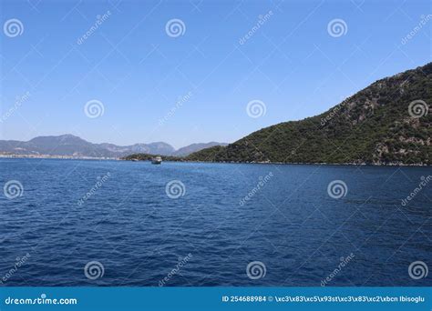 A View of Keci Adasi Island in Marmaris, Turkey. Stock Photo - Image of ...