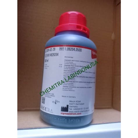 Jual MERCK 109204 GIEMSA GIEMSA S AZUR EOSIN METHYLENE BLUE SOL 500