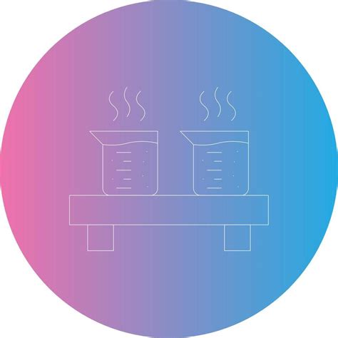 Flask Line Gradient Circle Icon 43442884 Vector Art At Vecteezy