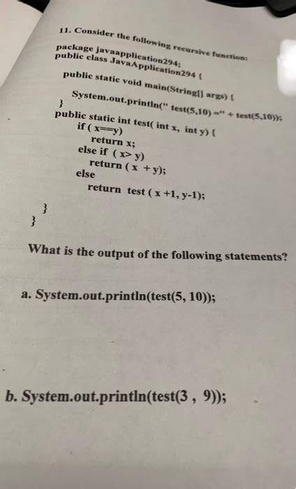 Solved Consider The Following Recursive Functions Chegg