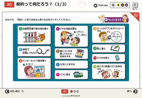 中学生のかしこい消費生活WEB版 未来の教室 learning innovation