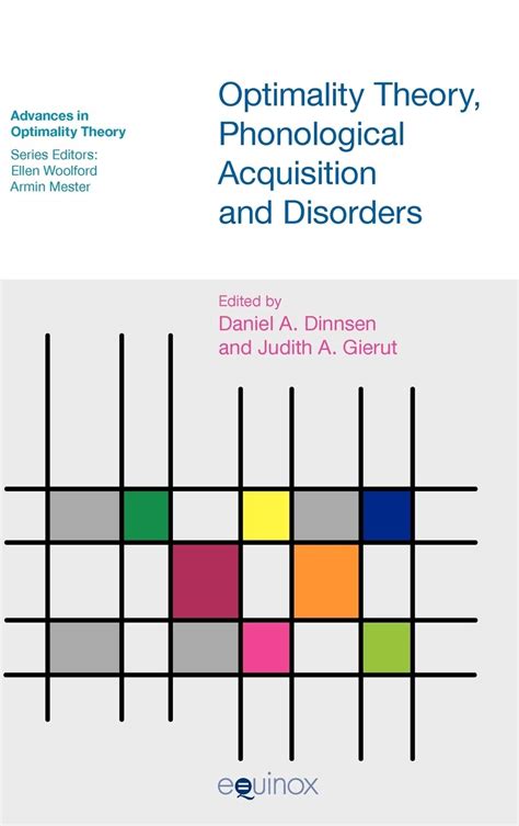 Optimality Theory Phonological Acquisition And Disorders Advances In