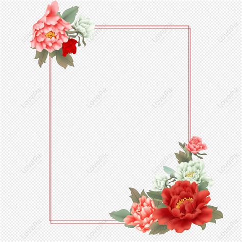 꽃 프레임 Png로 블로그 포스트 꾸미기 클릭하면 다운로드