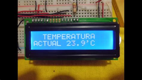 Sensor De Temperatura Con El Lm35 Y El Pic 16f877a Youtube