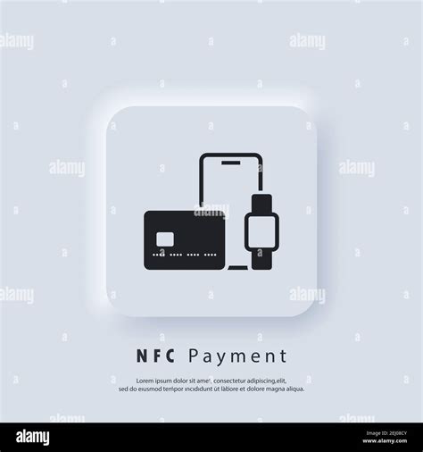 Nfc Payment Icon Contactless Card Payment Systems Vector Ui Icon Neumorphic Ui Ux White User
