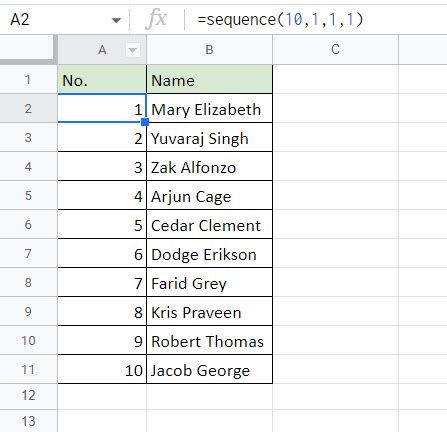 How To Number Cells In Google Sheets SpreadCheaters