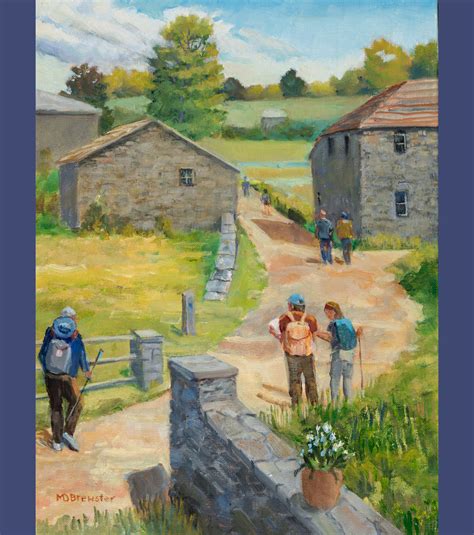 Pilgrim Steps Show Art By Mary Brewster