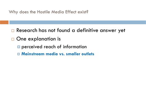 Ppt Hostile Media Effect Powerpoint Presentation Free Download Id 1876643