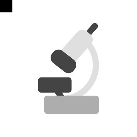 Microscope Icon Logo Flat Style Vector 21823884 Vector Art At Vecteezy