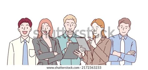 성공적인 비즈니스 사용자 결단력과 자신감을 갖춘 스톡 벡터로열티 프리 2172363233 Shutterstock