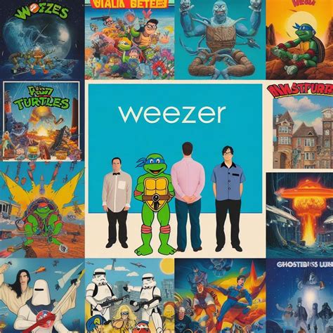 I Had Ai Bing Create Remake Every Weezer Album Cover Just Using The