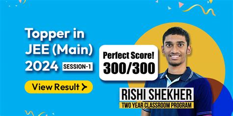 JEE Main Toppers List Out Aakashian Rishi Secures Perfect Check Name Wise Complete