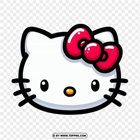 Hello Kitty Classic Face Png Toppng