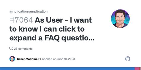 As User I Want To Know I Can Click To Expand A Faq Question To See