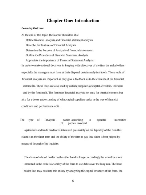 Lesson One Fsa Introd Pdf Financial Statement Analysis Financial Statement