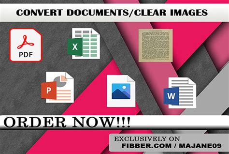 converting pdf to word and retyping scanned pages by majane09 fiverr