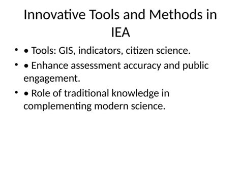 Integrated Environmental Assessmentlecturepresentationpptx