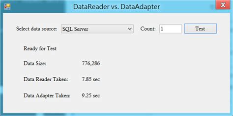 Data Access DataReader vs DataAdapter 小朱 的技術隨手寫 點部落