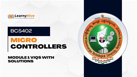 Microcontrollers Bcs402 Module 1 Viqs With Solutions Vtu Exam