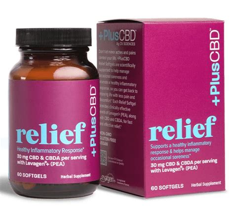 CV Sciences Adds PlusCBD Relief Softgels To Wellness Line