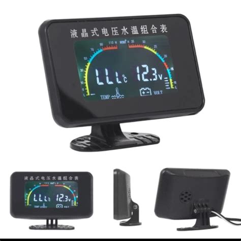 Jual Voltmeter 2 In 1 Motor Mobil 12 24 V Pressure Temperatur Suhu Lcd Kota Bekasi Palu Gada