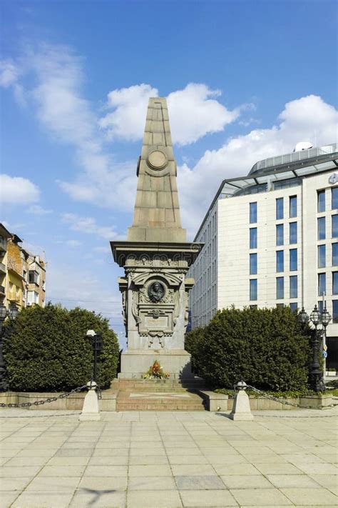Monument To Vasil Levski In City Of Sofia Bulgaria Editorial Stock