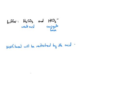 the buffer mixture in many ontario lakes contains h2co3 and hco3 if a
