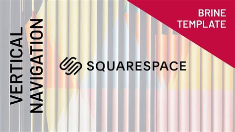 Squarespace Navigation Bar How To Make Your Nav Into A Vertical Sticky Sidebar Brine YouTube