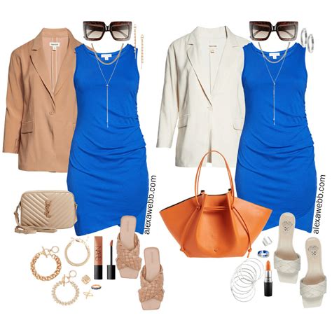 Plus Size Ruched Dress Outfits Alexa Webb