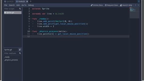 Line D Rendered At The Wrong Position Issue Godotengine Godot GitHub