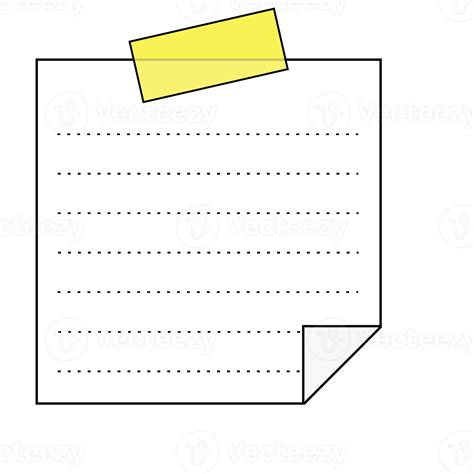 This Is A Memo Pad You Can Use For Notes 41331570 Png
