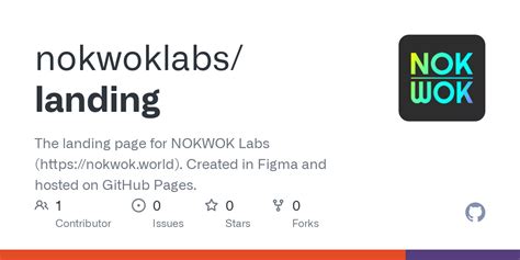 GitHub Nokwoklabs Landing The Landing Page For NOKWOK Labs Https Nokwok World Created In