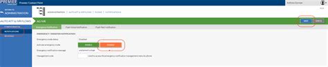 How To Apply Emergency Mode Premier Contact Point
