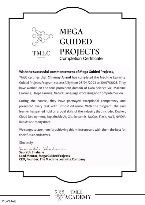 Chinmay Anand On Linkedin Machinelearning Datascience Milestoneachievement Mlops Awscloud