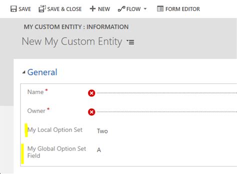 Using Local And Global Option Sets In Dynamics 365 Forms Carl De Souza