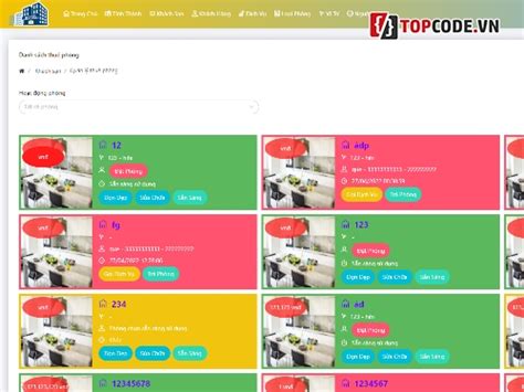 Full Code Quản Lý Khách Sạn Bằng Aspnet