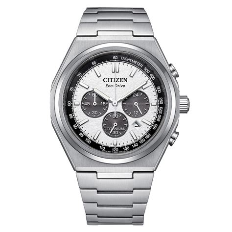 Citizen Forza Chrono Super Titanium Eco Drive 425mm Watch Ca4610 85a