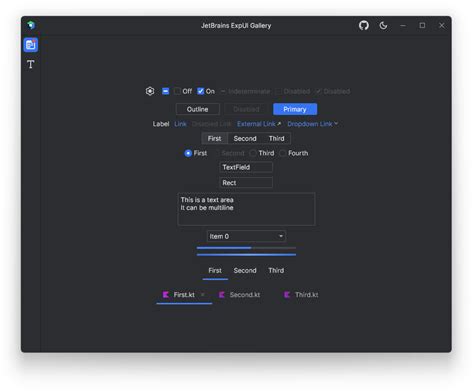 Github Buttercam Compose Jetbrains Theme Jetbrains Style Ui Kit For