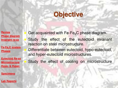 Ppt Interactive Meng 426 Lab Tutorials Experiment 4 Eutectoid Hyper And Hypo Alloys